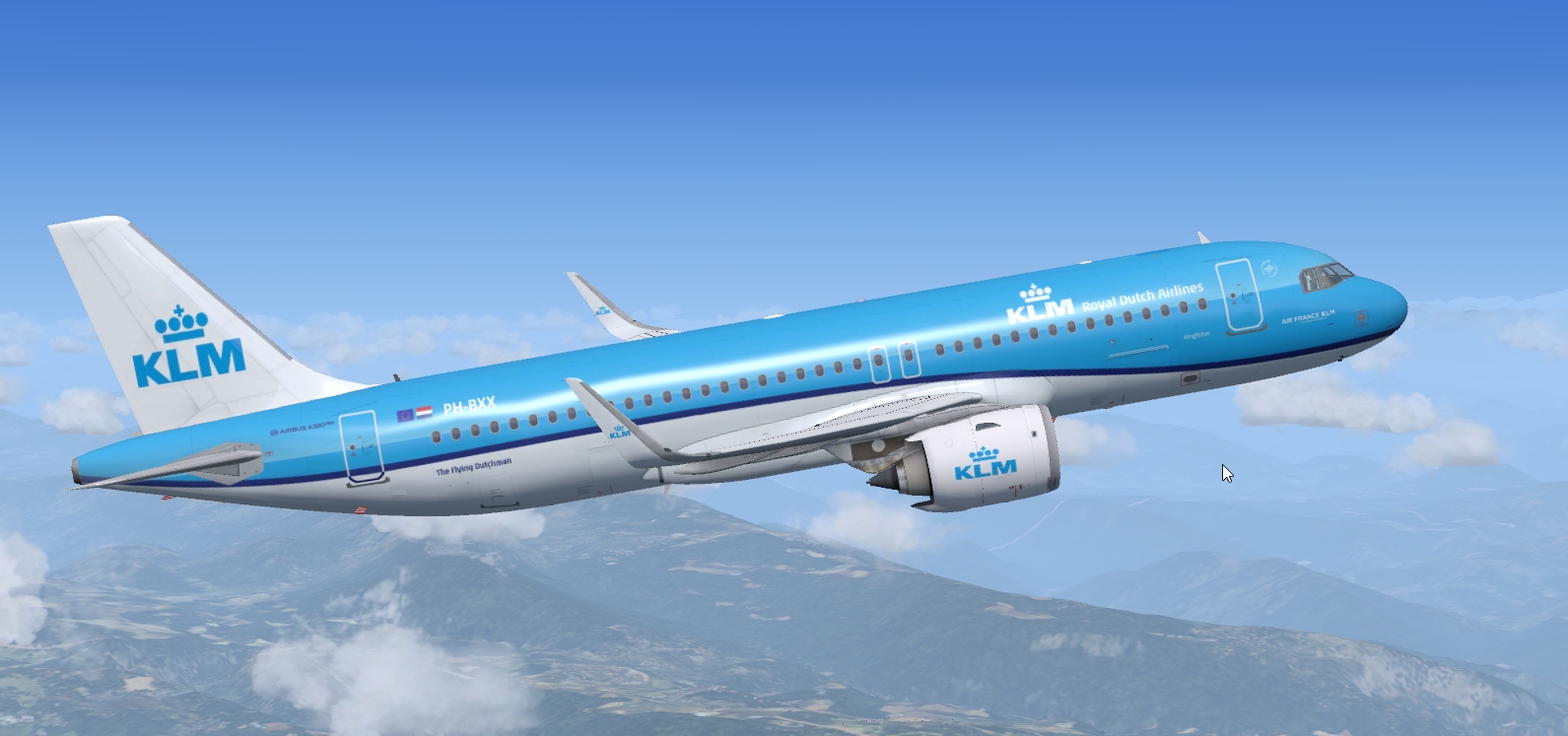 More images for FSX%2FP3D+Airbus+A320-251N+NEO+KLM+package